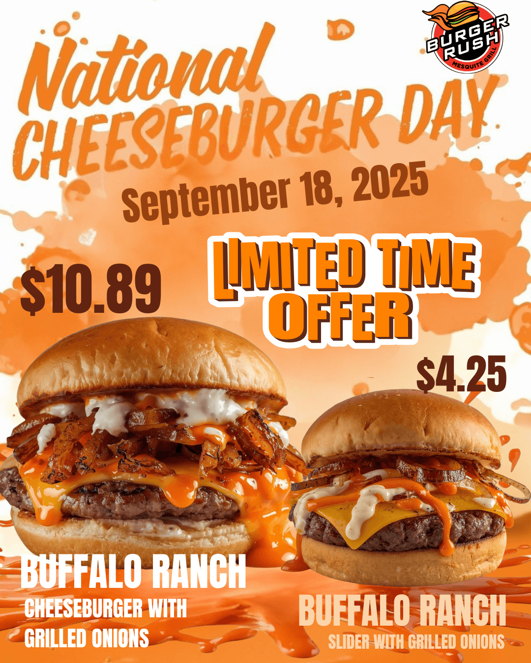 Burger Rush - Ready. Set. Mesquite.